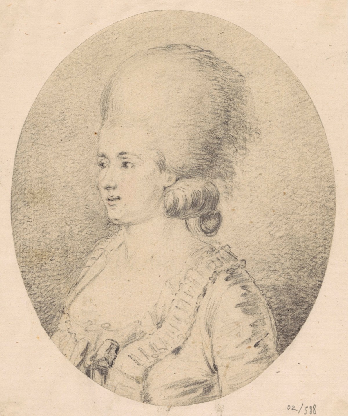 Portrait of a lady in 18th century dress | Works of Art | RA Collection ...