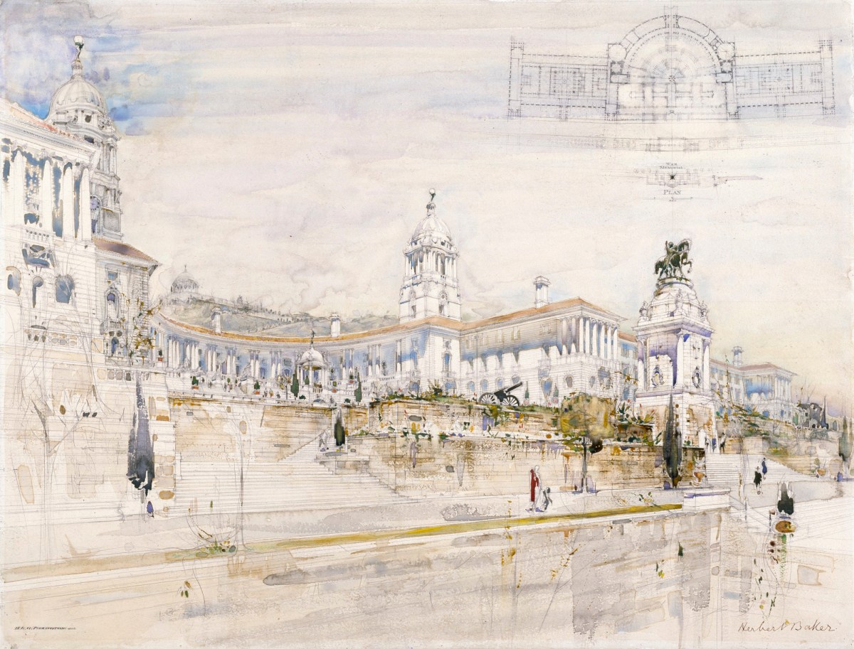 Record drawing of the Union Building, Pretoria, South Africa ...