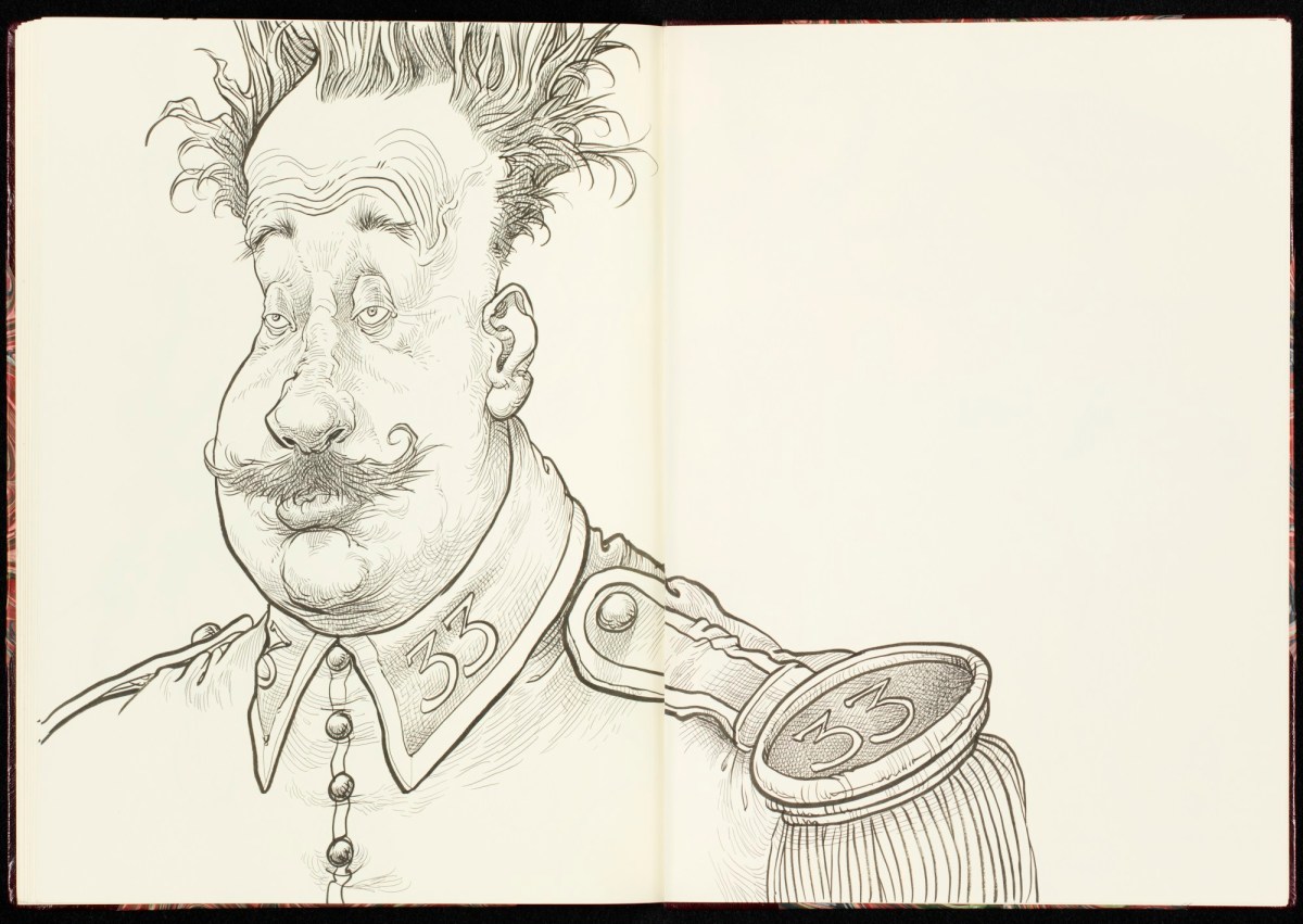 Sketchbook used by Chris Riddell | Works of Art | RA Collection | Royal ...