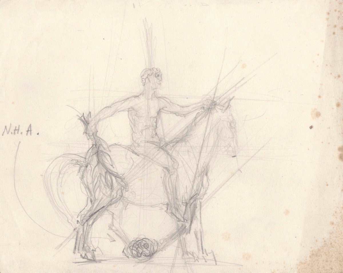 Drawing for 'Kronos' | Works of Art | RA Collection | Royal Academy of Arts