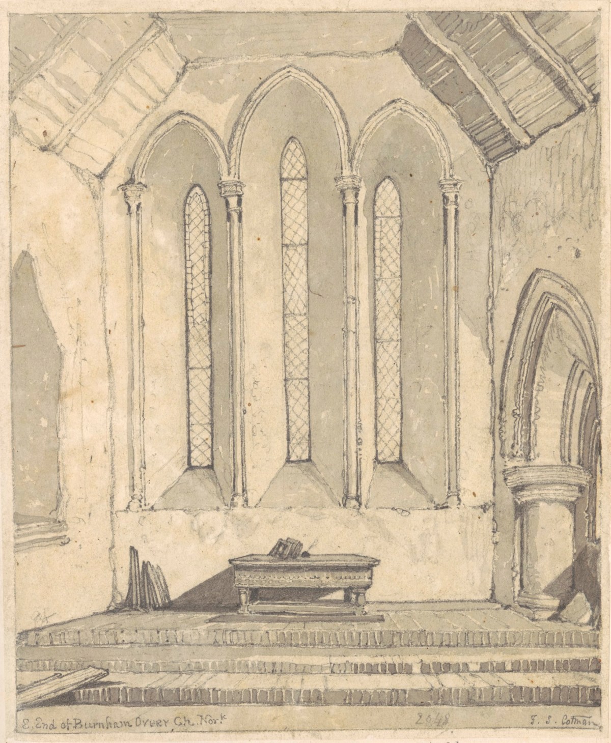 The East End of Burham Overy Church, Norfolk | Works of Art | RA ...