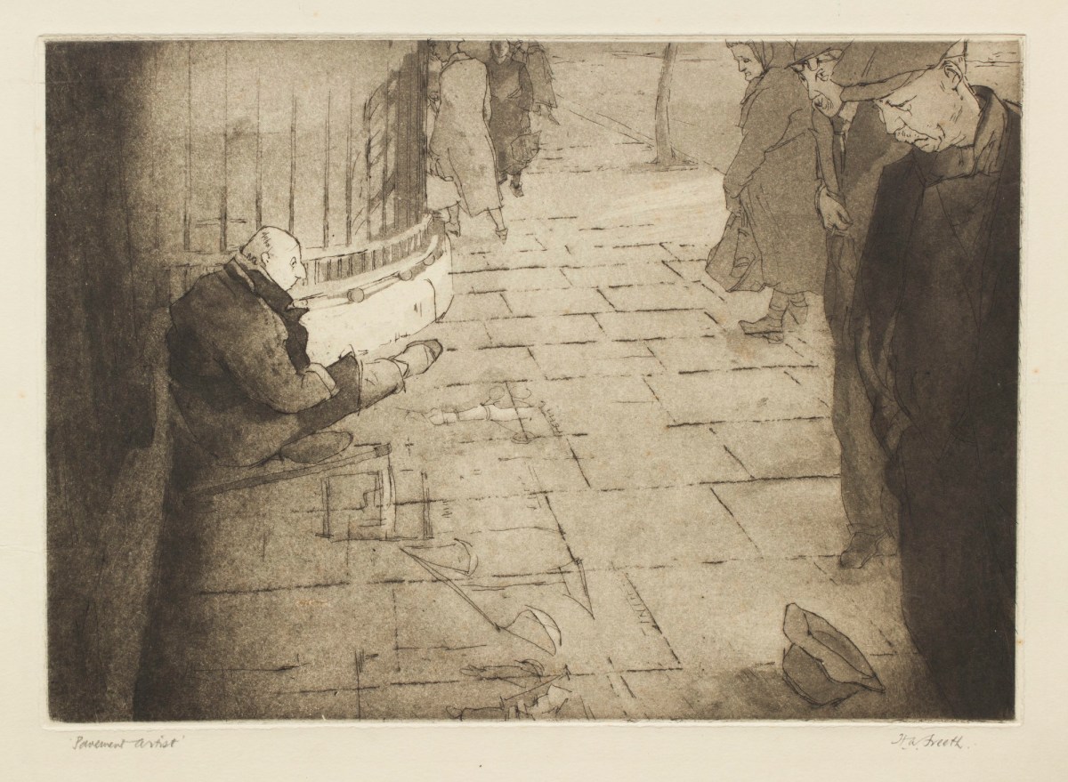 Pavement Artist | Works of Art | RA Collection | Royal Academy of Arts
