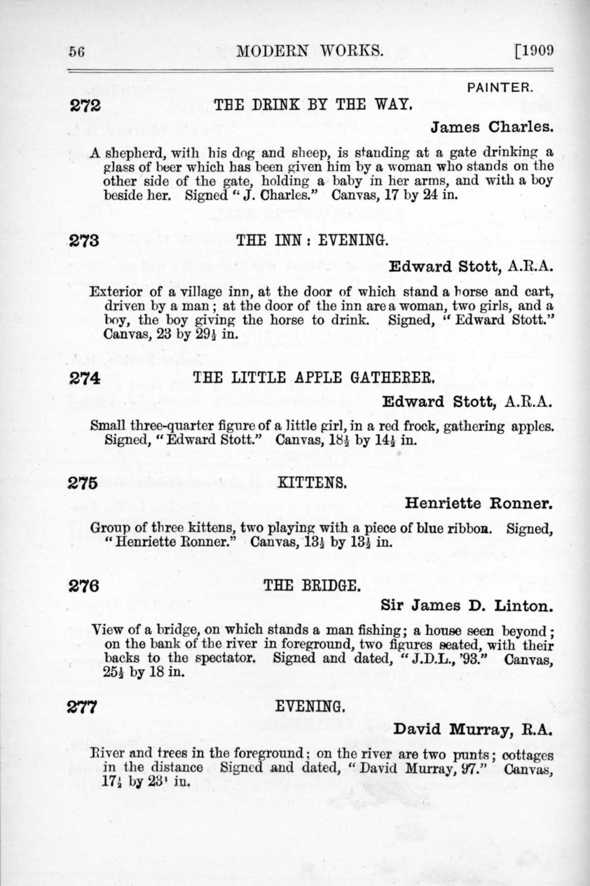 1909 - George McCulloch's collection of modern painting and sculpture ...
