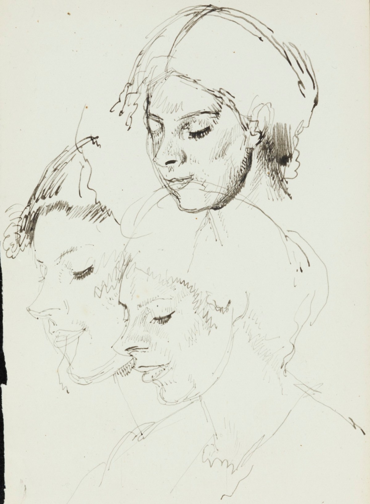 Studies of Dorothy Hutton's portrait | Works of Art | RA Collection ...