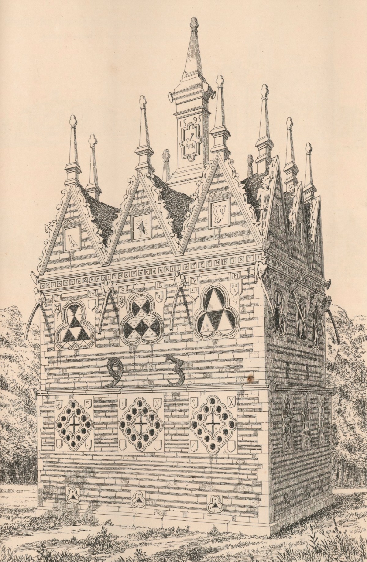 Rushton Triangular Lodge, Rushton, Northamptonshire | Works of Art | RA ...