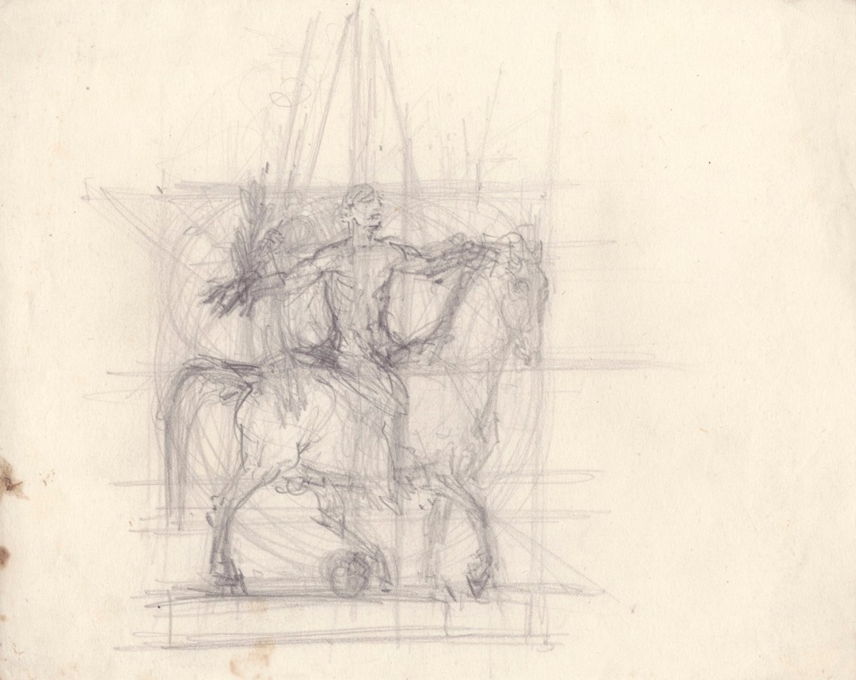 Drawing for 'Kronos' | Works of Art | RA Collection | Royal Academy of Arts