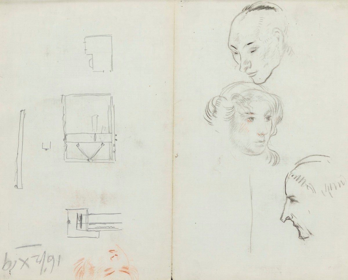 Three portrait studies | Works of Art | RA Collection | Royal Academy ...