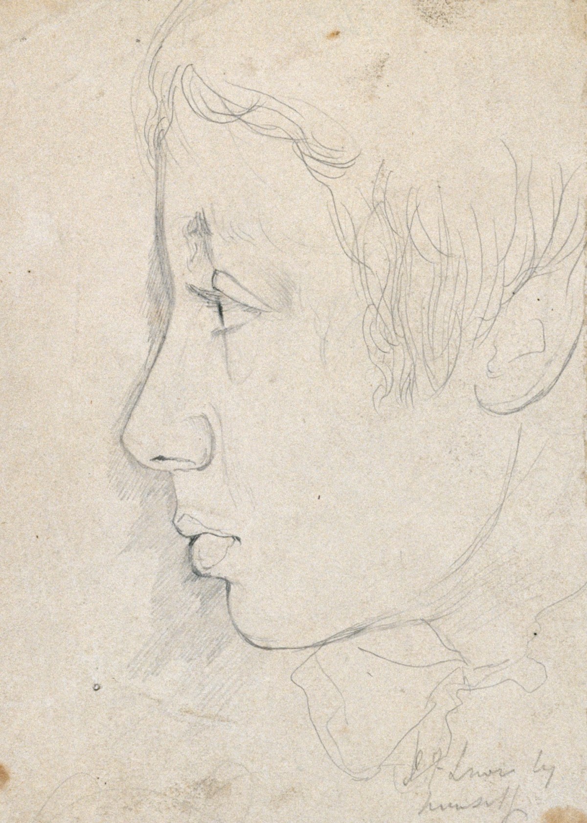 how to draw a portrait in profile