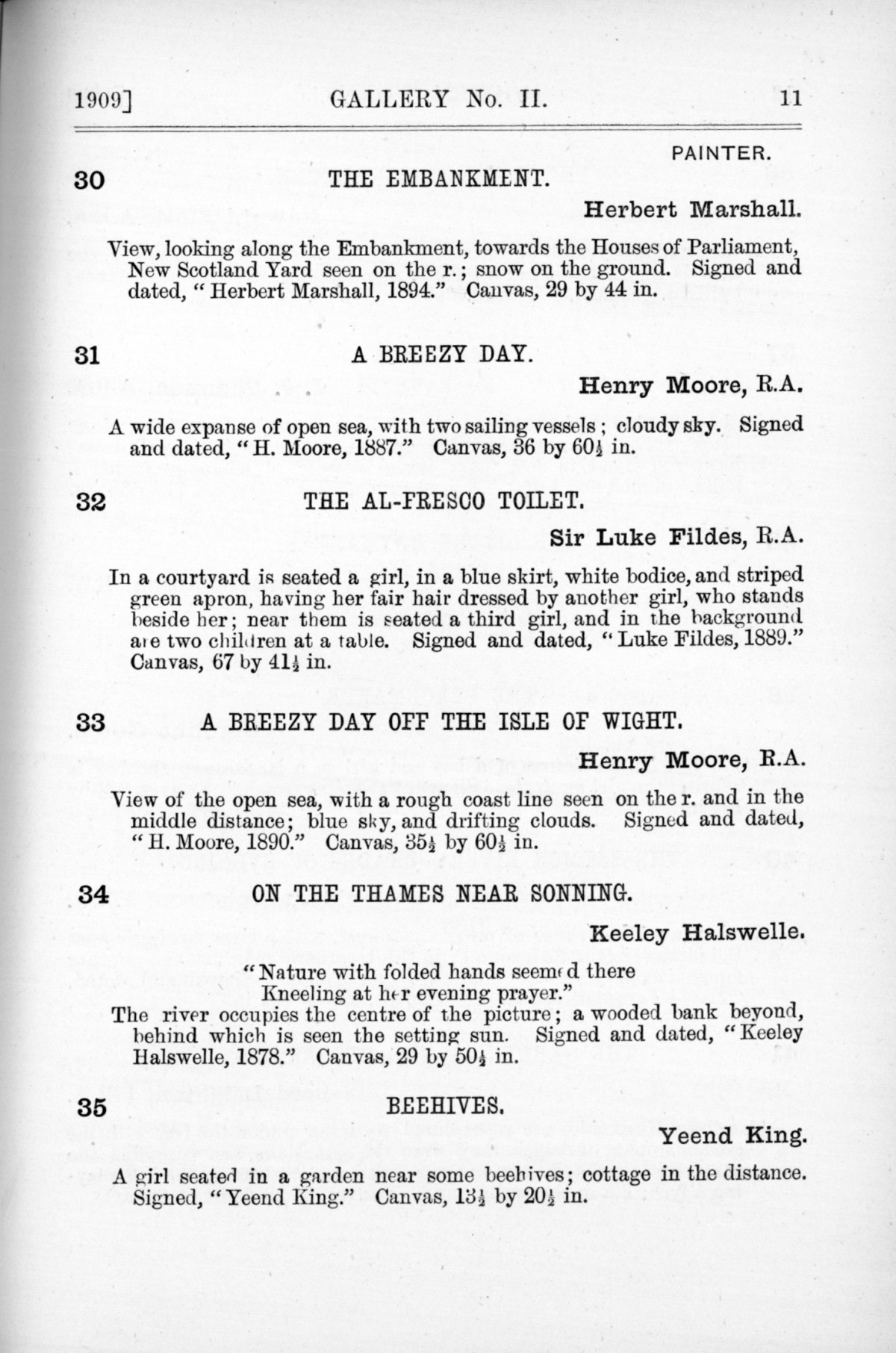 1909 - George McCulloch's collection of modern painting and sculpture ...