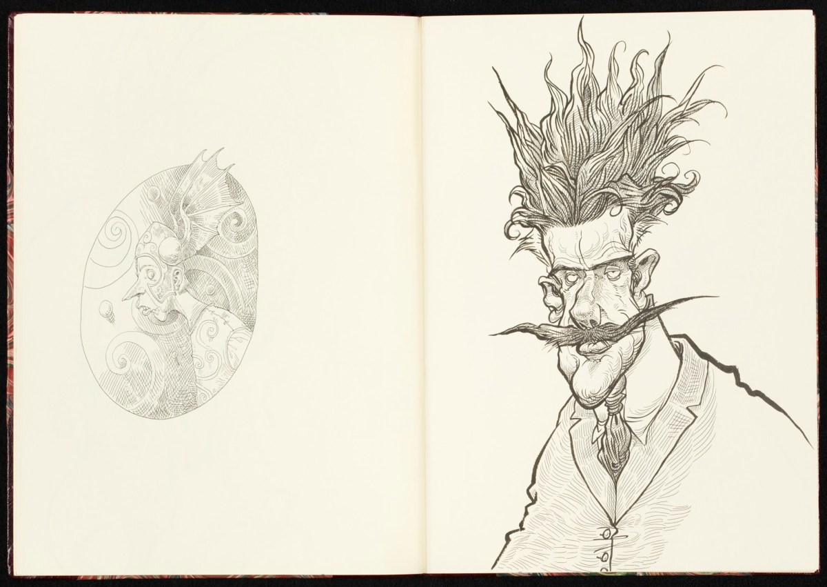 Sketchbook used by Chris Riddell | Works of Art | RA Collection | Royal ...