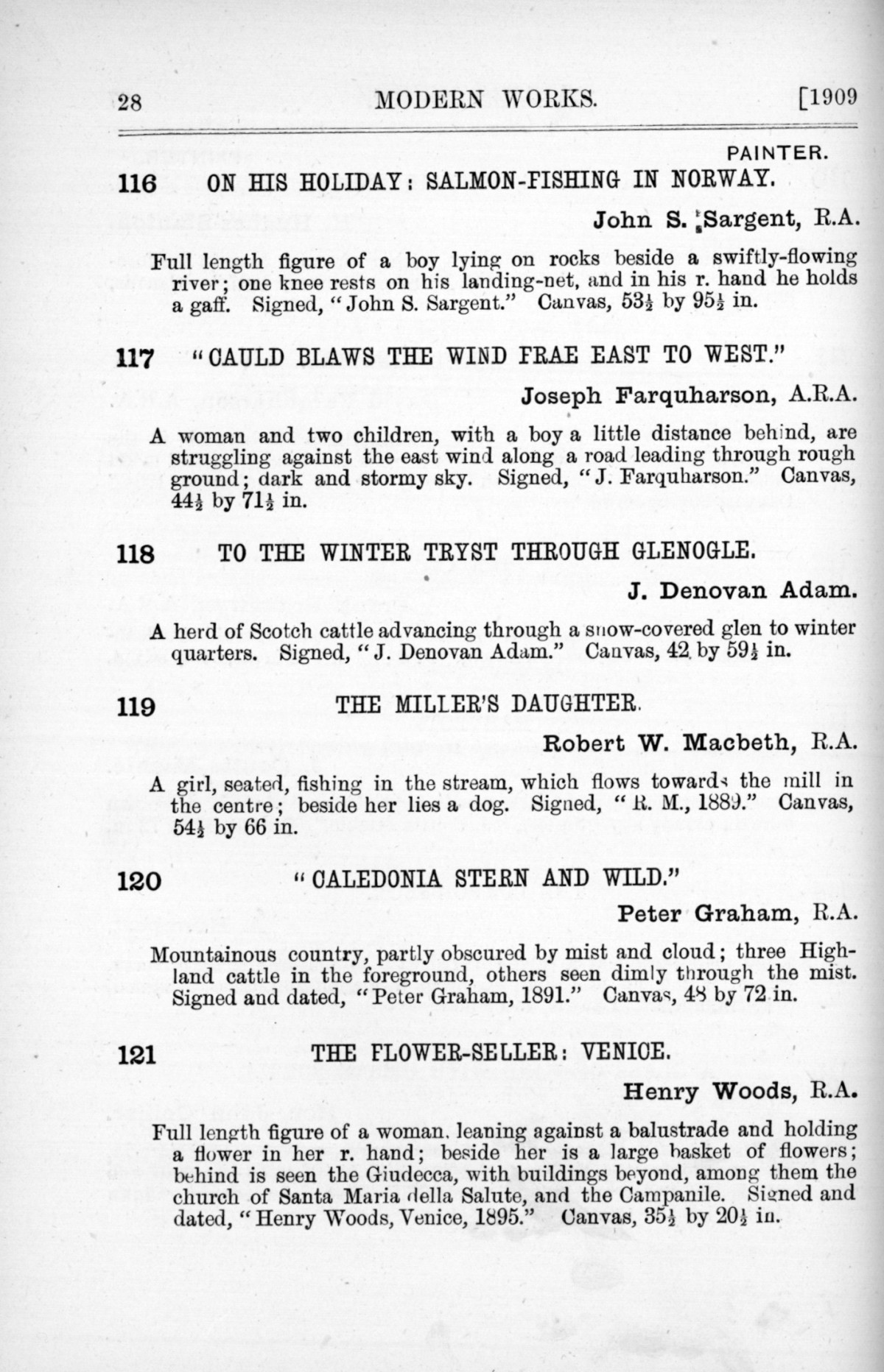 1909 - George McCulloch's collection of modern painting and sculpture ...