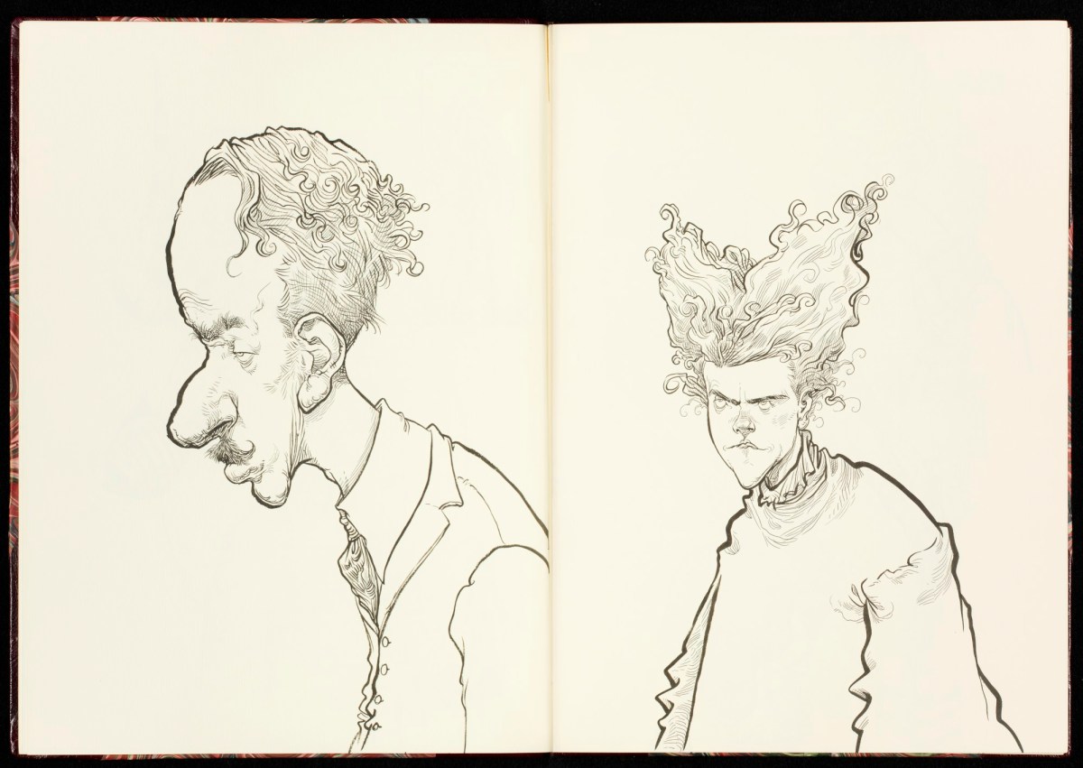 Sketchbook used by Chris Riddell | Works of Art | RA Collection | Royal ...