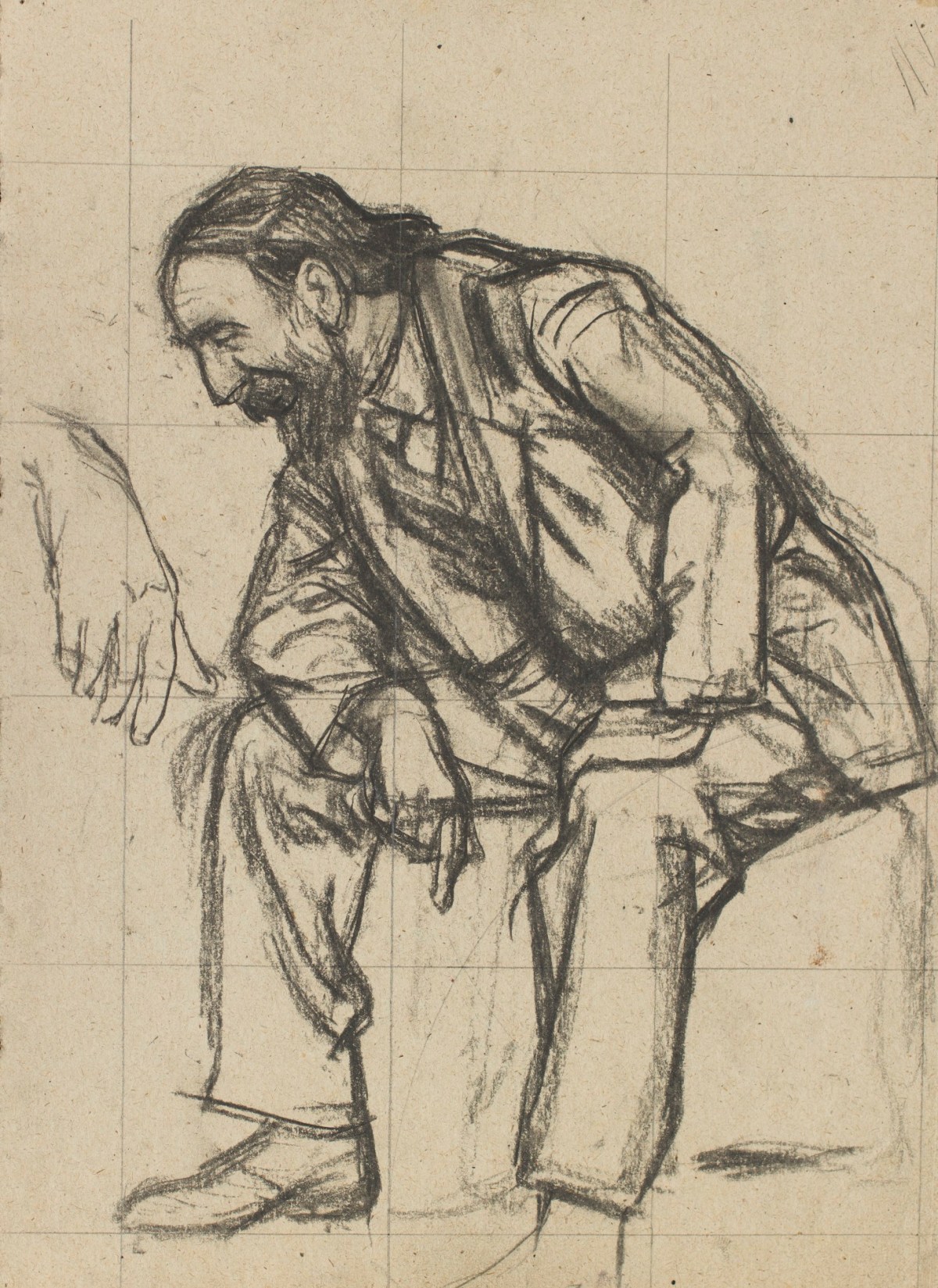 Study of seated male figure for 'Renaissance' | Works of Art | RA ...