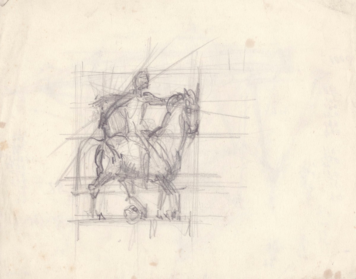 Drawing for 'Kronos' | Works of Art | RA Collection | Royal Academy of Arts
