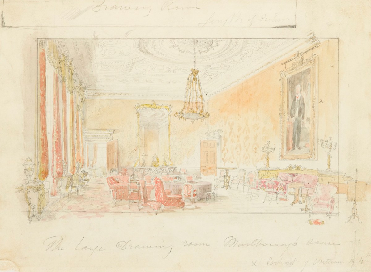 The Large Drawing Room at Marlborough House | Works of Art | RA ...