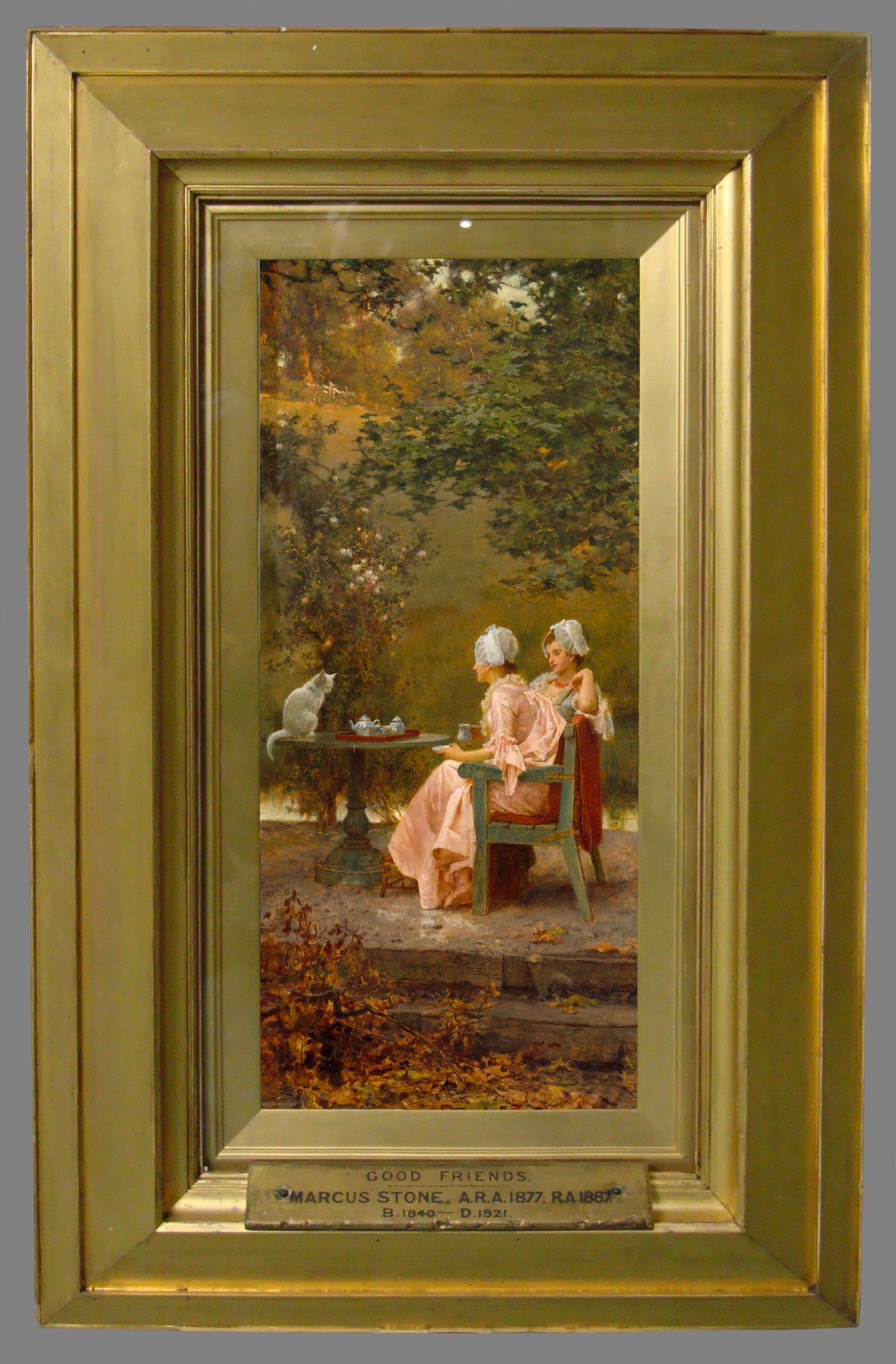 Frame for Marcus Stone RA 'Good Friends' | Works of Art | RA Collection ...