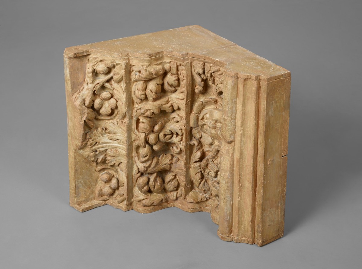 Cast of impost of interior passage between main and side arches | Works ...