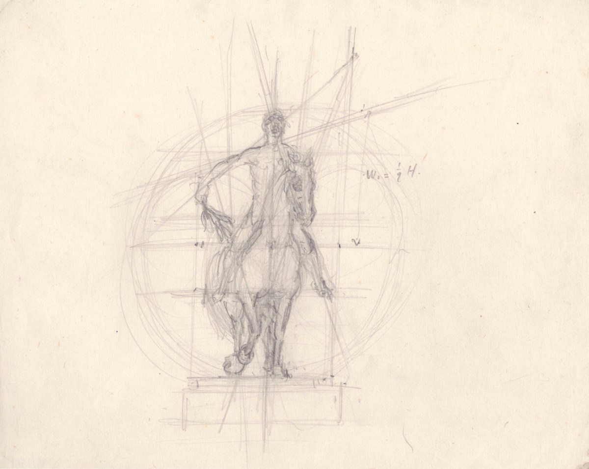 Drawing for 'Kronos' | Works of Art | RA Collection | Royal Academy of Arts