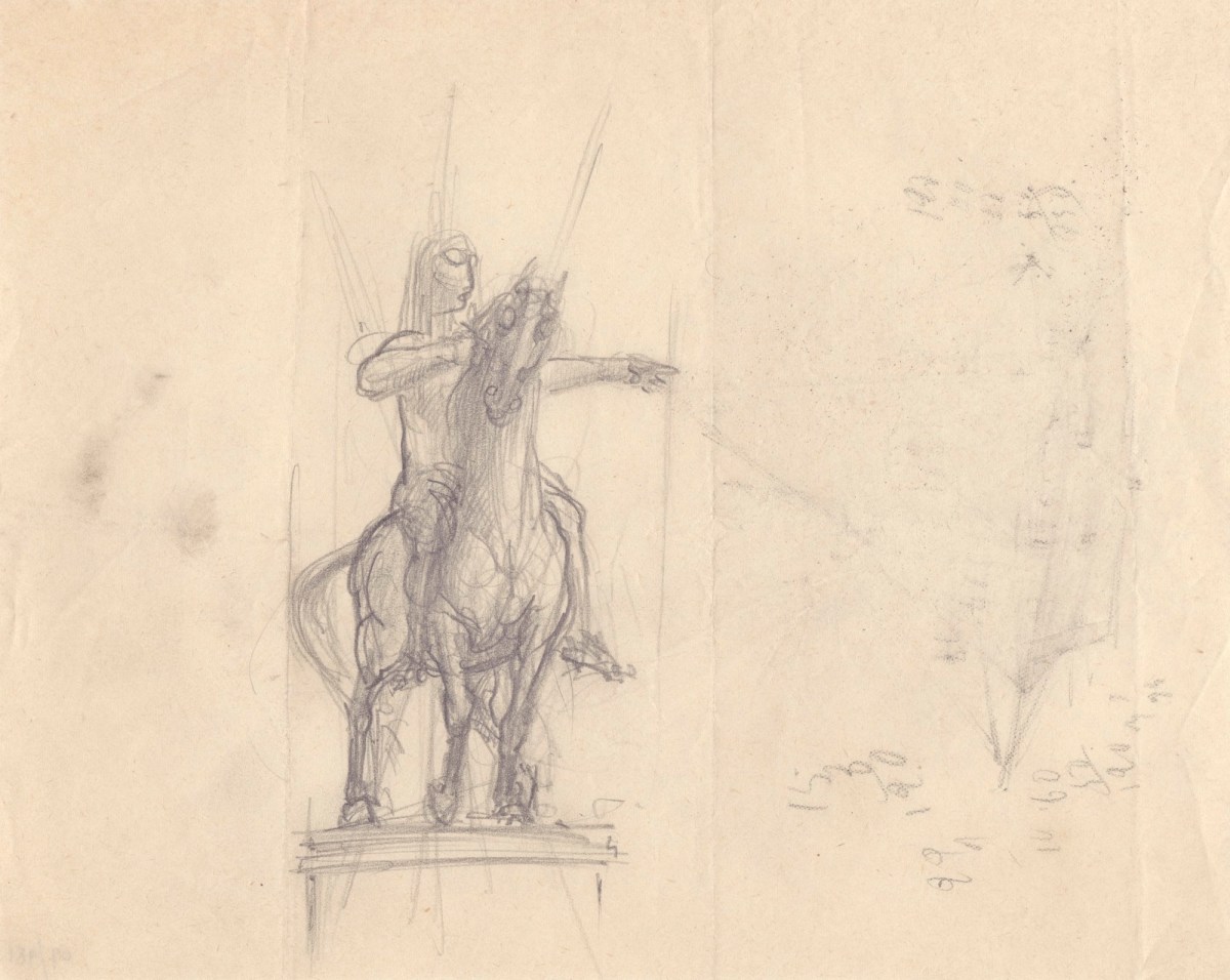 Drawing for 'Kronos' | Works of Art | RA Collection | Royal Academy of Arts
