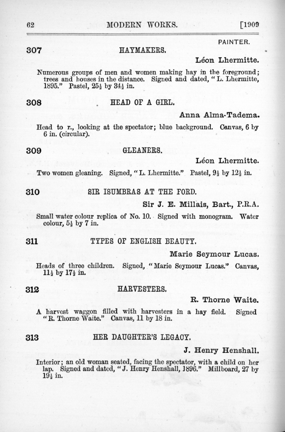 1909 - George McCulloch's collection of modern painting and sculpture ...
