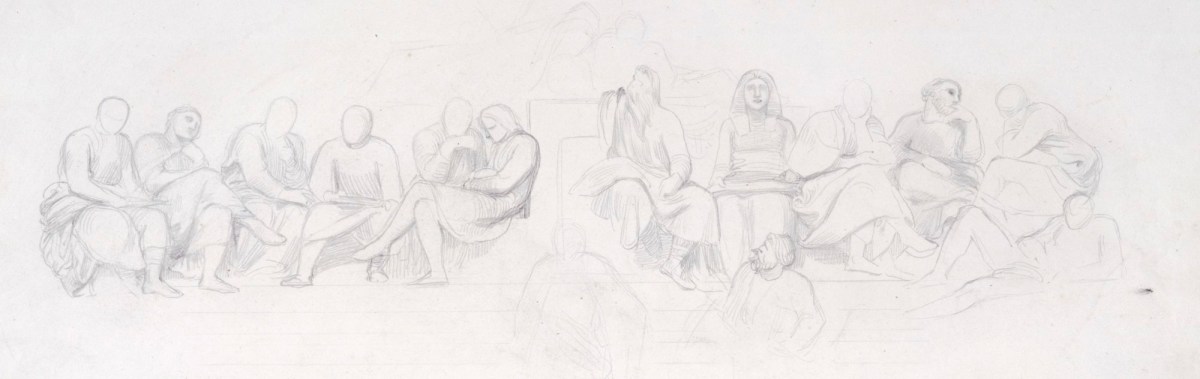 Compositional study for 'Justice' | Works of Art | RA Collection ...
