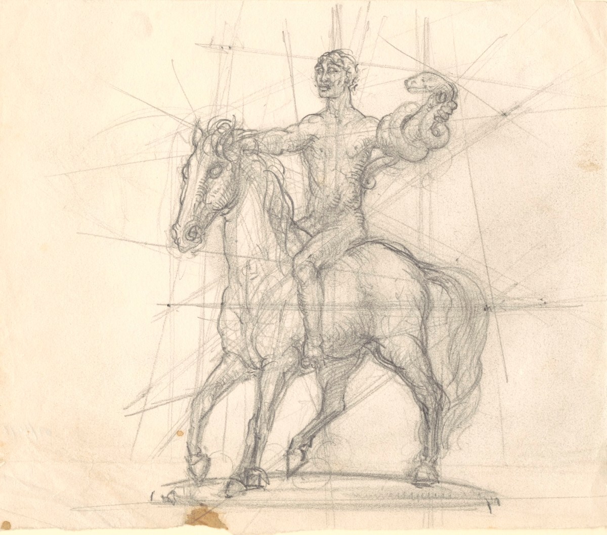 Drawing for 'Kronos' | Works of Art | RA Collection | Royal Academy of Arts