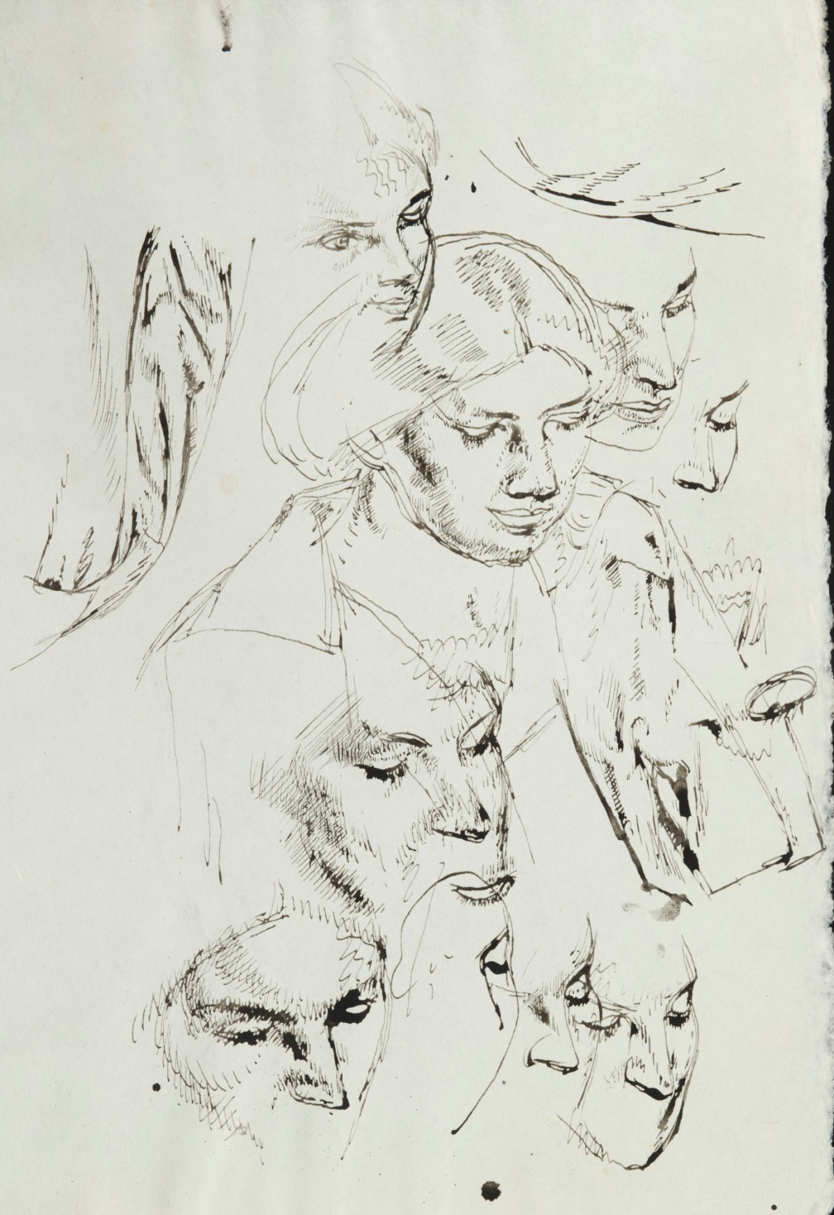 Dorothy Hutton's Facial Features | Works of Art | RA Collection | Royal ...