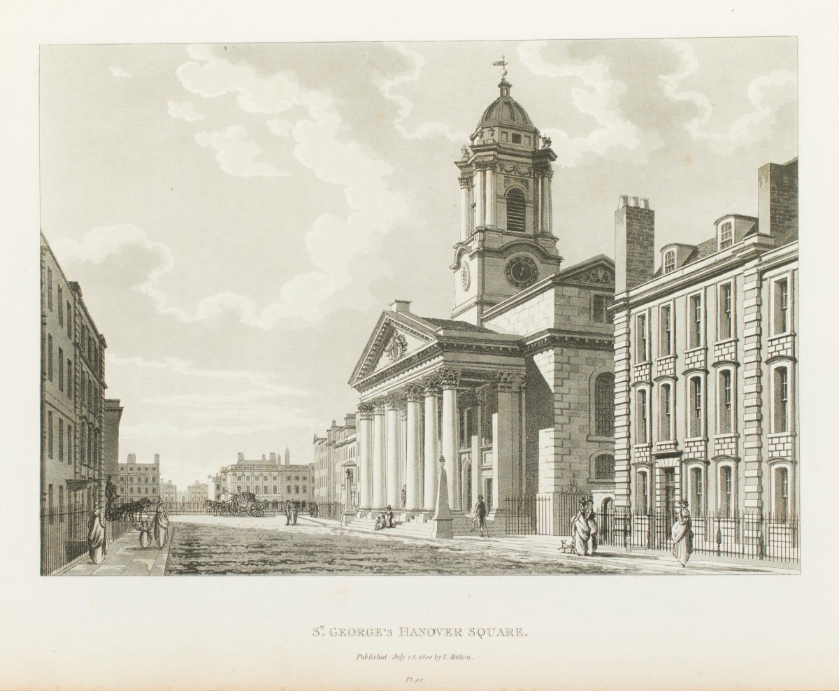 St. George's, Hanover Square. | Works of Art | RA Collection | Royal ...