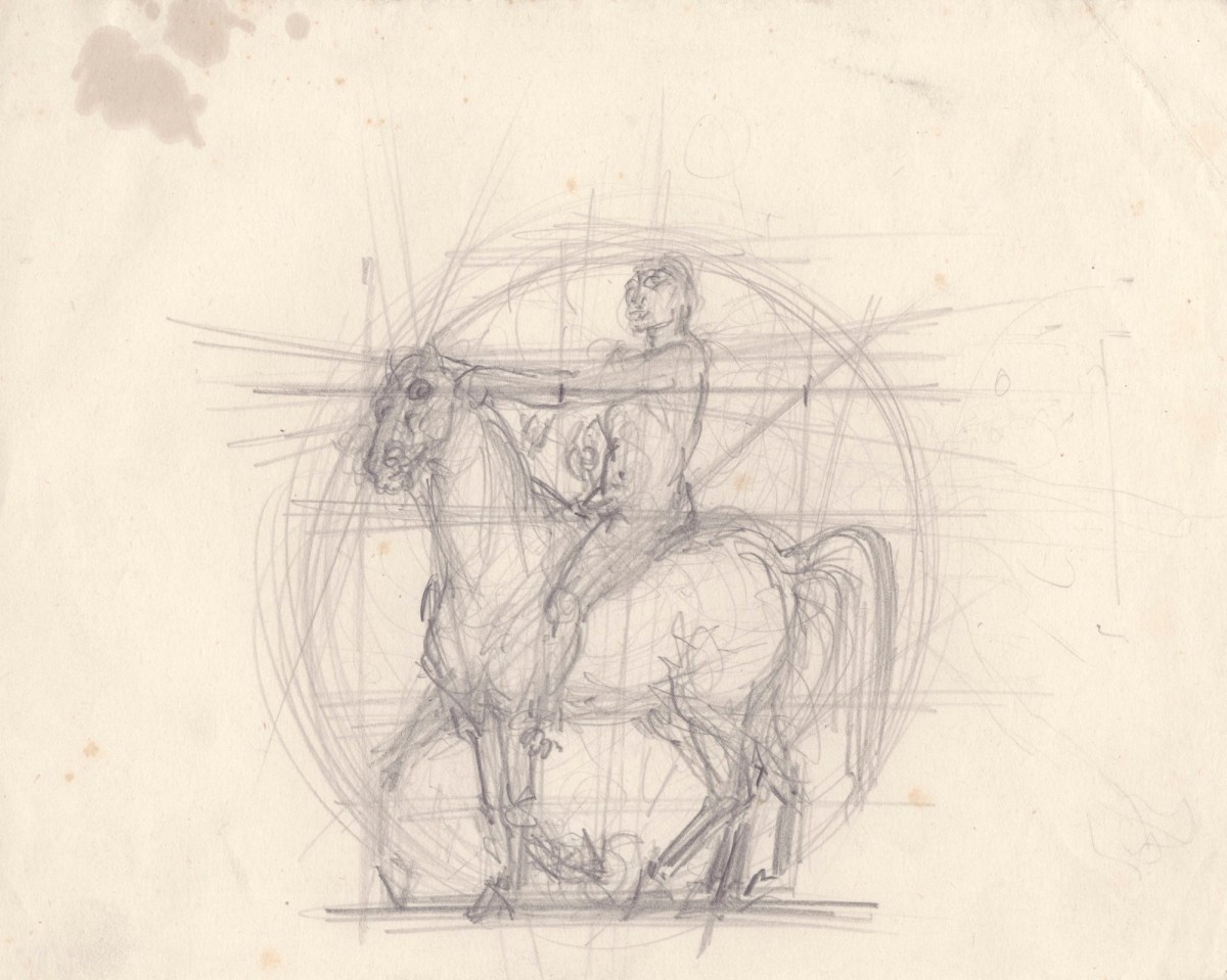 Drawing for 'Kronos' | Works of Art | RA Collection | Royal Academy of Arts