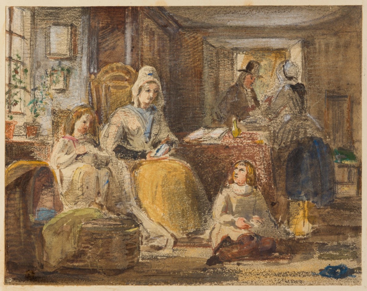 Colour study for 'Bad News from Sea' | Works of Art | RA Collection ...