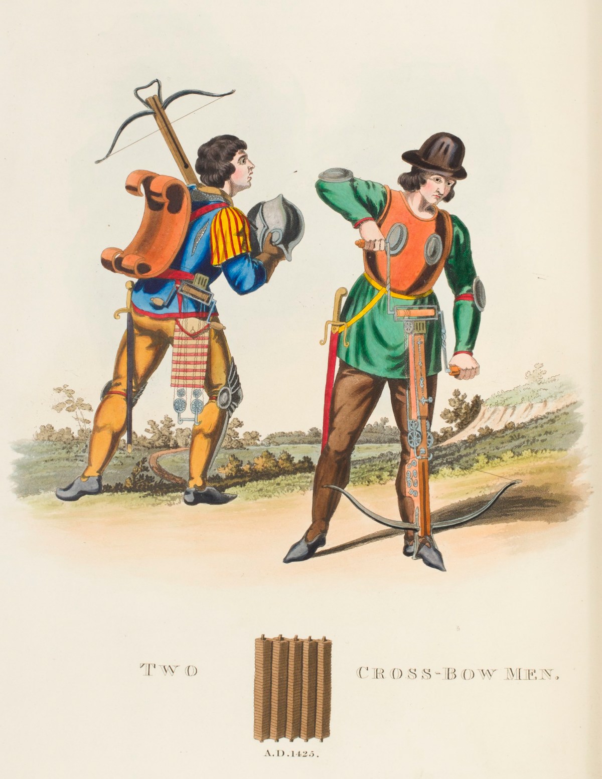 Two cross-bow men | Works of Art | RA Collection | Royal Academy of Arts