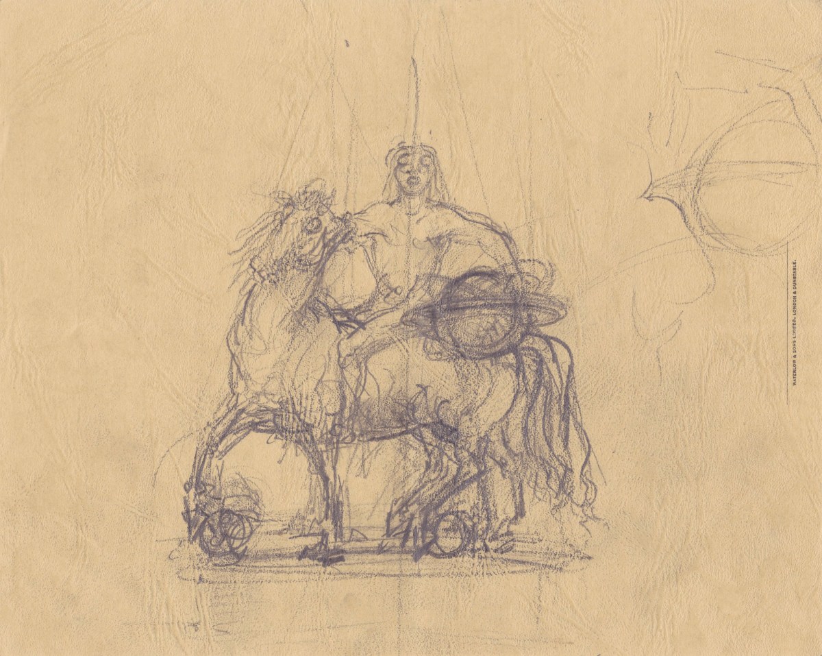 Drawing for 'Kronos' | Works of Art | RA Collection | Royal Academy of Arts