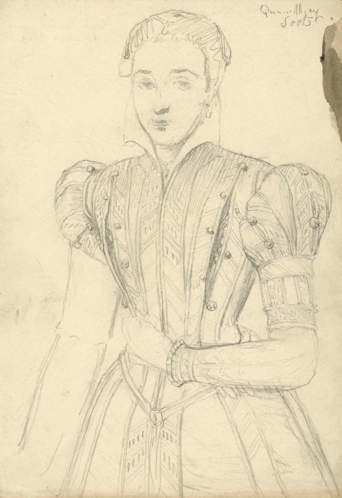 Sketch after a portrait of Mary, Queen of Scots | Works of Art | RA ...
