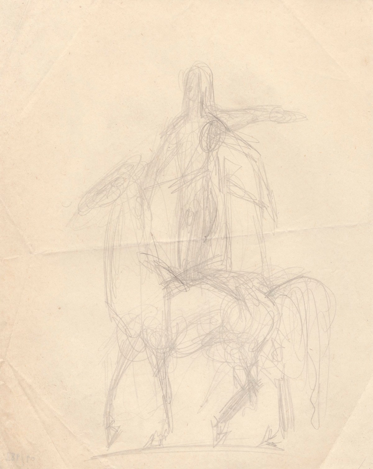 Drawing for 'Kronos' | Works of Art | RA Collection | Royal Academy of Arts