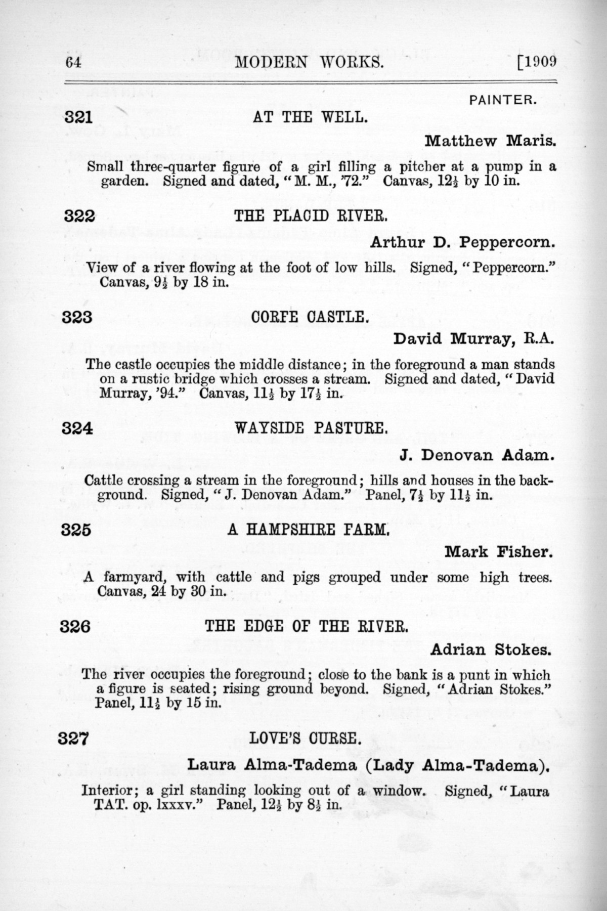 1909 - George McCulloch's collection of modern painting and sculpture ...