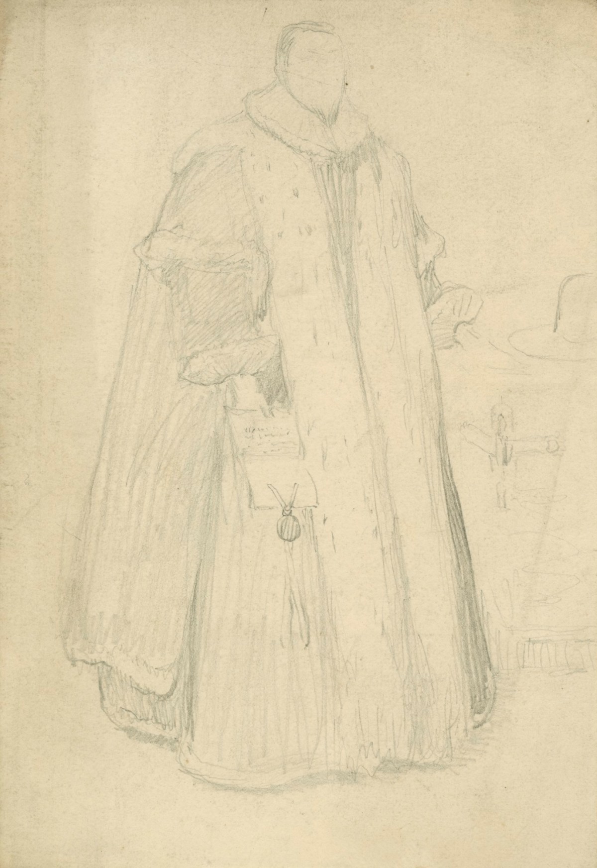 how to draw a tudor dress step by step