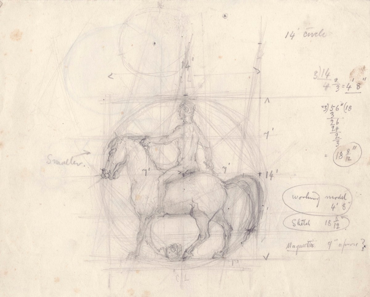 Drawing for 'Kronos' | Works of Art | RA Collection | Royal Academy of Arts