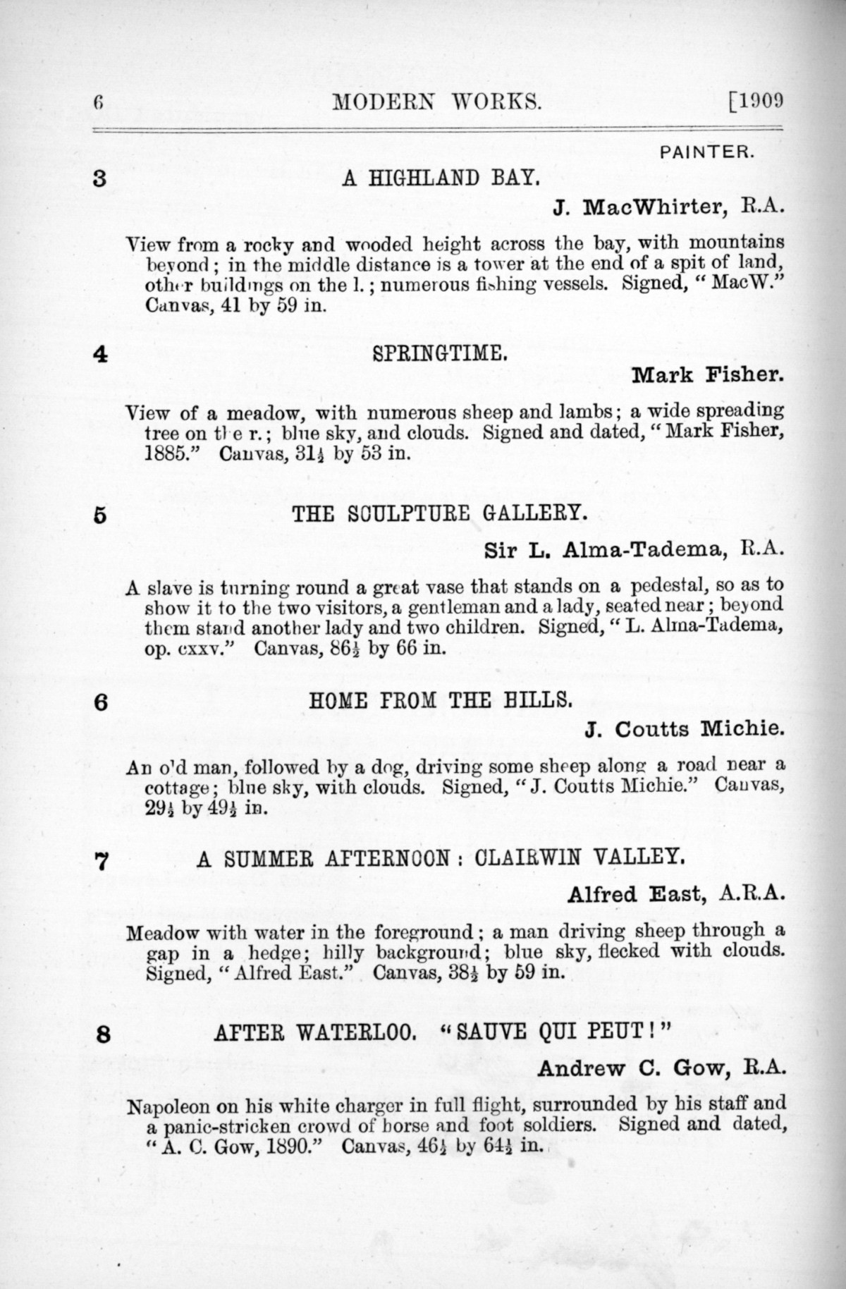 1909 - George McCulloch's collection of modern painting and sculpture ...