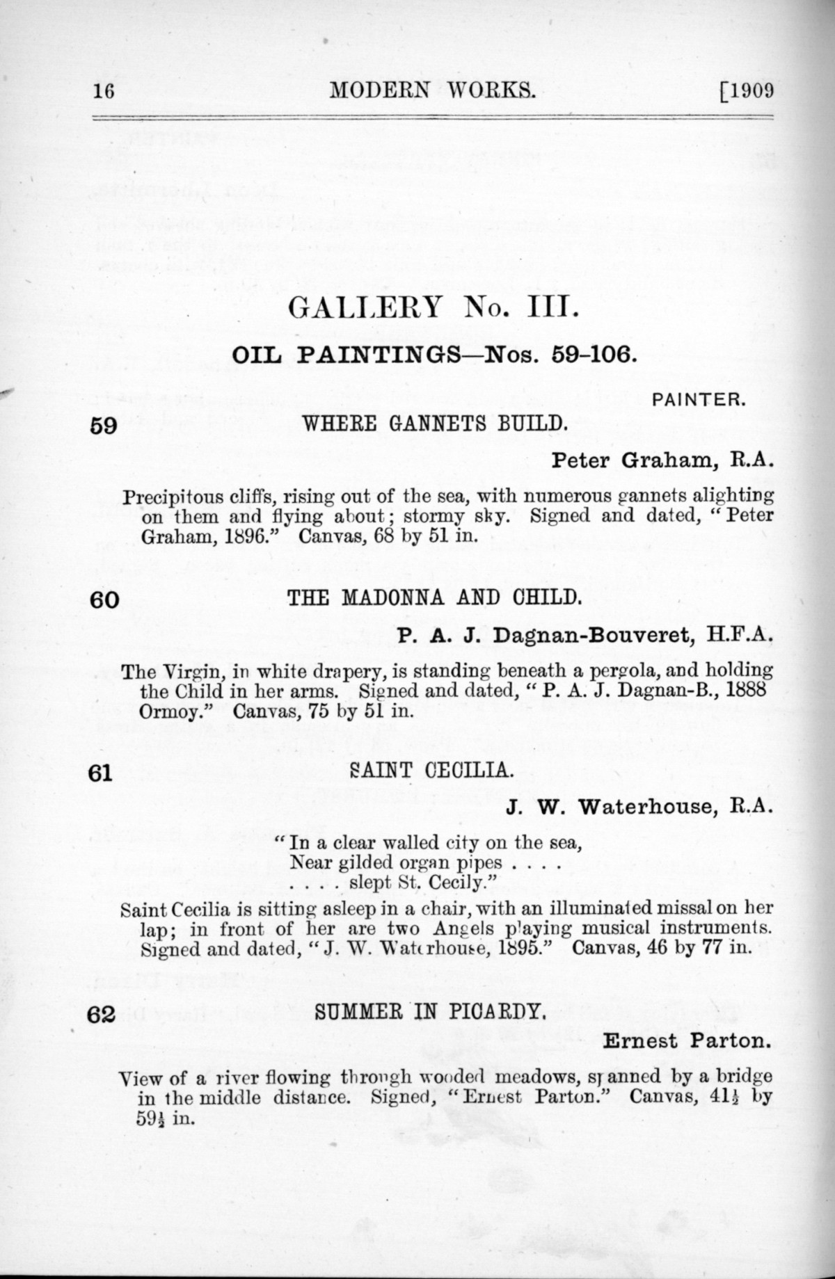 1909 - George McCulloch's collection of modern painting and sculpture ...