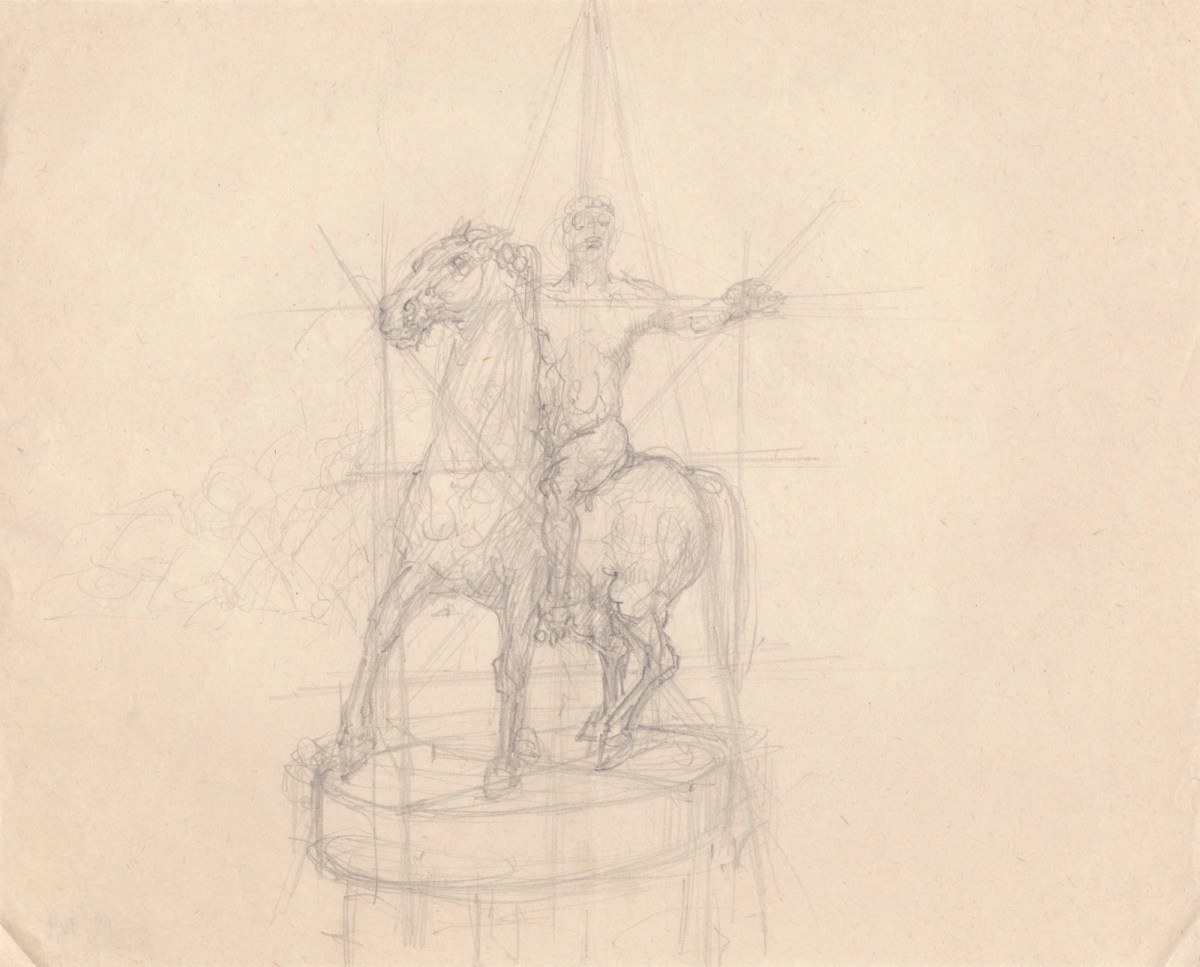 Drawing for 'Kronos' | Works of Art | RA Collection | Royal Academy of Arts