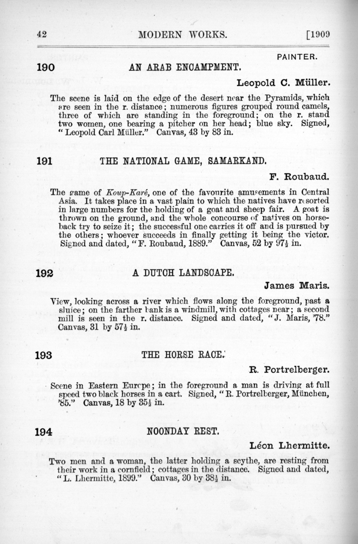 1909 - George McCulloch's collection of modern painting and sculpture ...