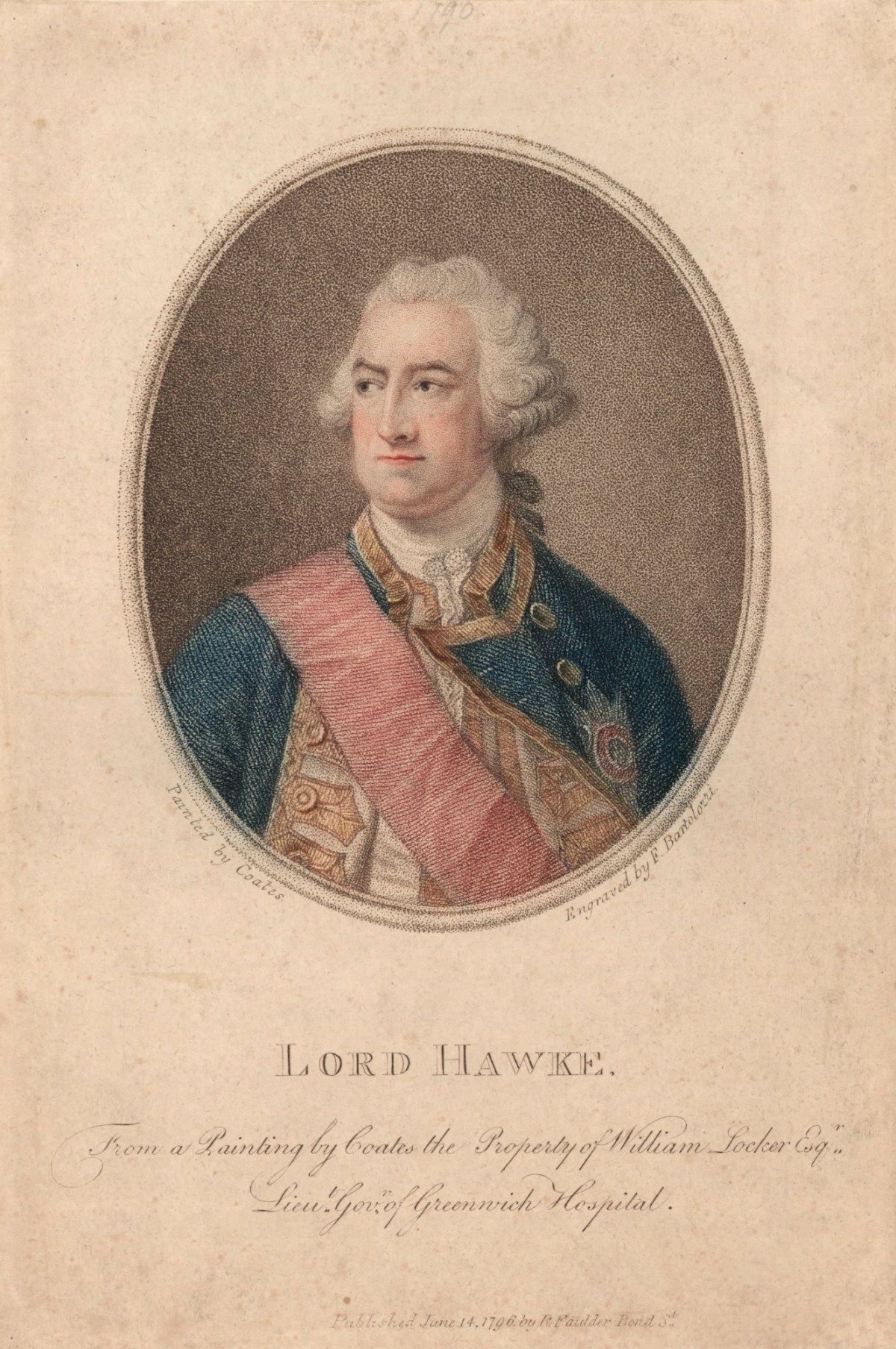 Portrait of Edward Hawke, 1st Baron Hawke | Works of Art | RA ...