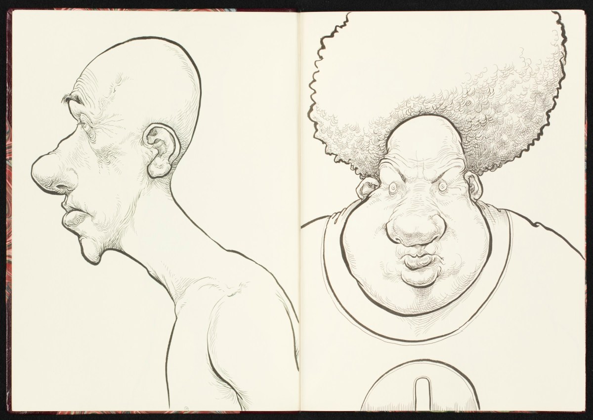 Sketchbook used by Chris Riddell | Works of Art | RA Collection | Royal ...