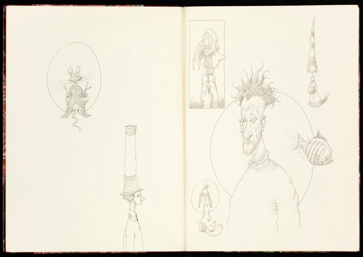 Sketchbook used by Chris Riddell | Works of Art | RA Collection | Royal ...