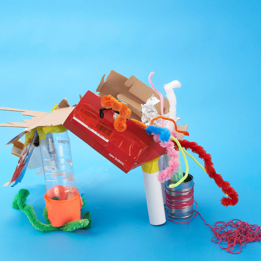 Family how-to: make a recycled sculpture | Article | Royal Academy of Arts